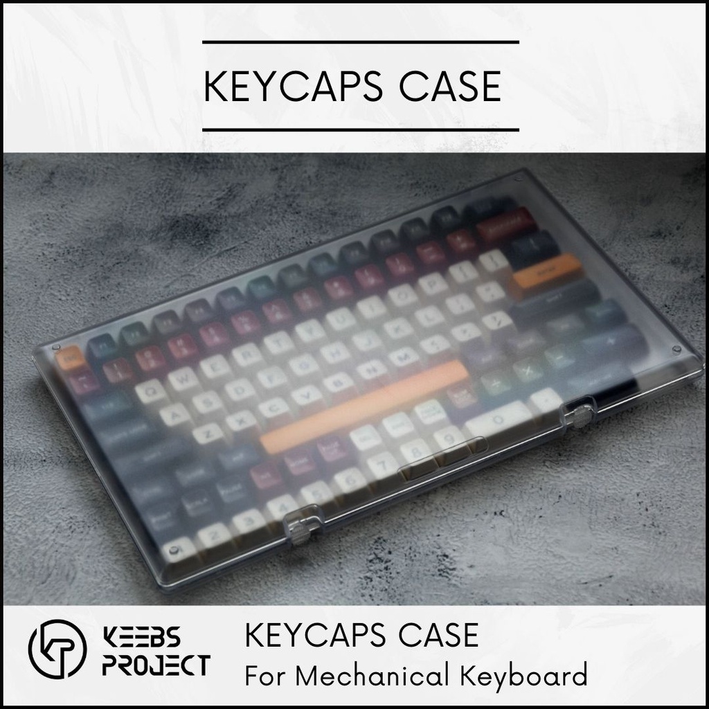 [Local Stock] Keycap Storage Case for 104 pieces Keycaps Protective ...
