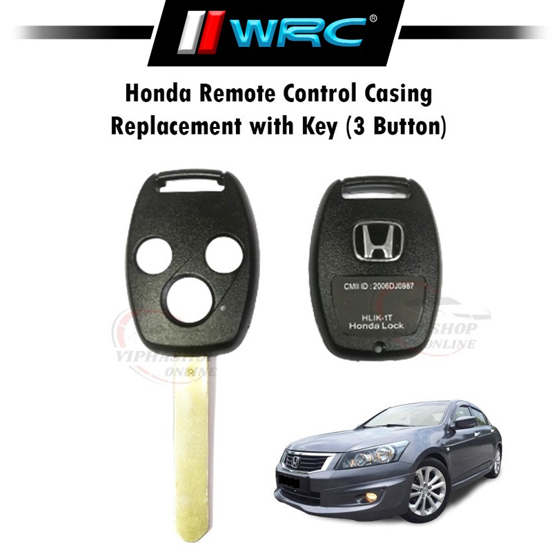 Honda Remote Control Casing Replacement with Key (3 Button) (1pc ...