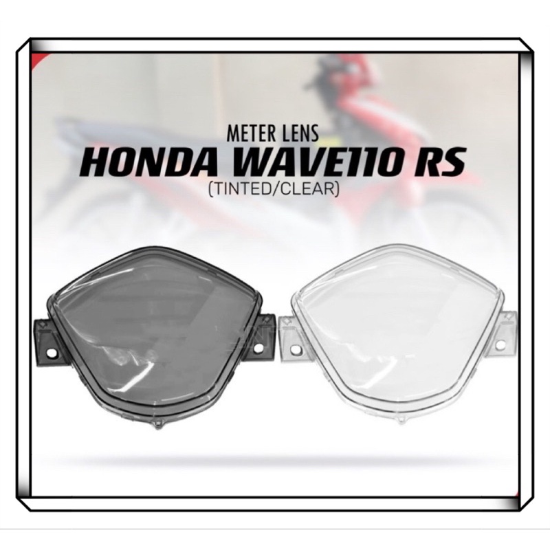 HONDA WAVE110RS METER LENS (TINTED/CLEAR) WAVE110 RS | Shopee Malaysia