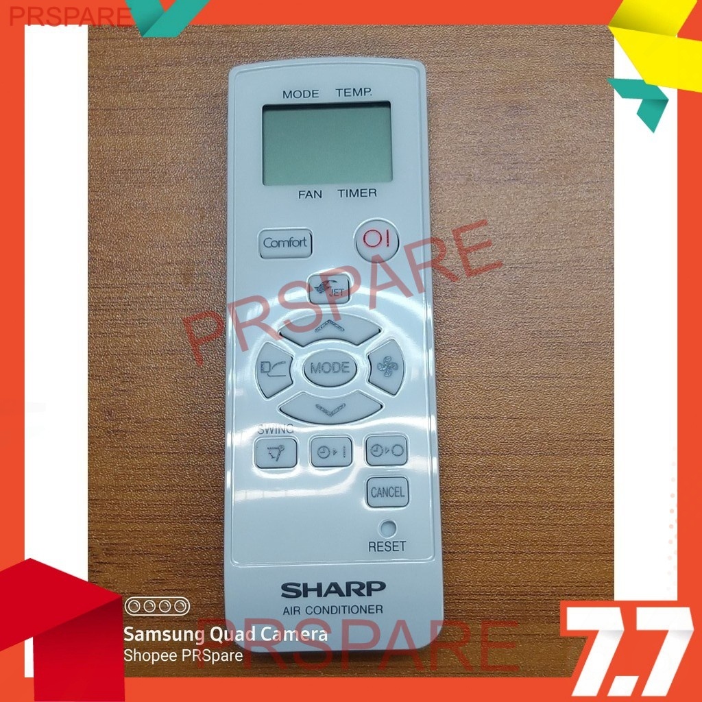 SHARP A907 ORIGINAL AIR COND REMOTE CONTROL AH-A9SED AH-A18SED AH ...