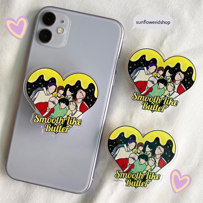 Bts BUTTER ACRYLIC GRIPTOK | Popsocket | Shopee Malaysia