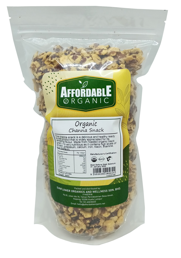 AFFORDABLE ORGANIC - Organic Channa Snack 500G | Shopee Malaysia