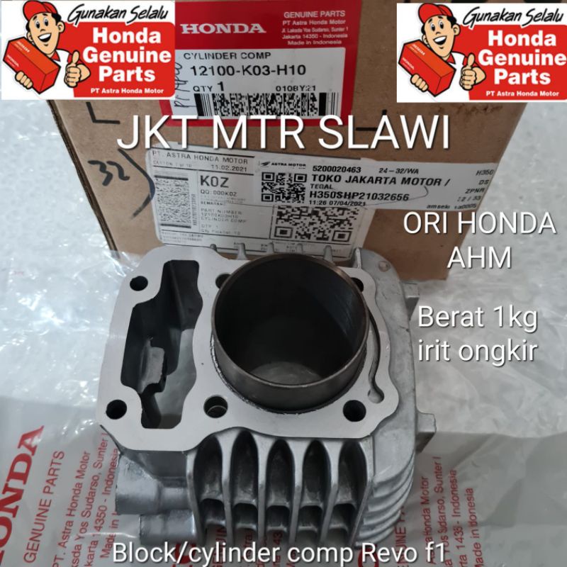 12100-k03-h10 cylinder comp, piston block, block revo f1 original honda ...
