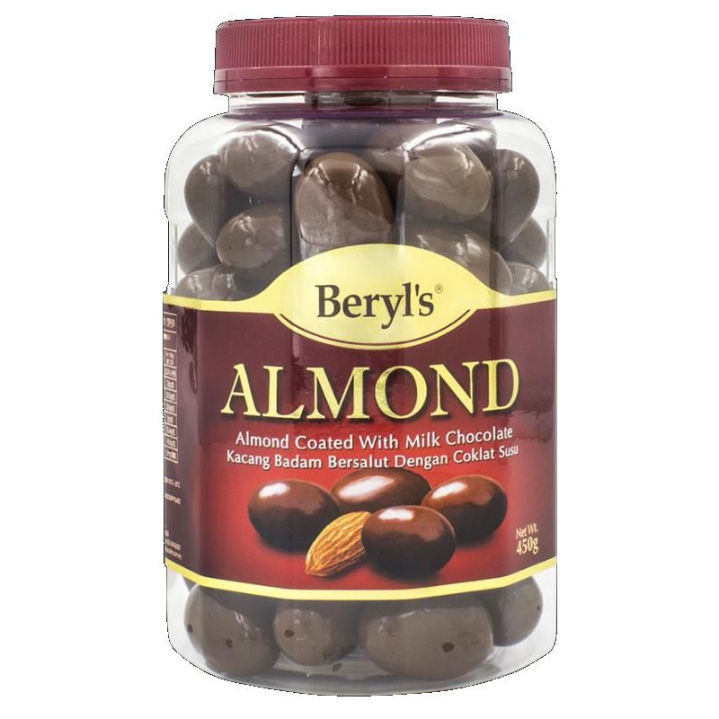 Beryl's Almond Coated with Milk Chocolate Box 400g | Shopee Malaysia