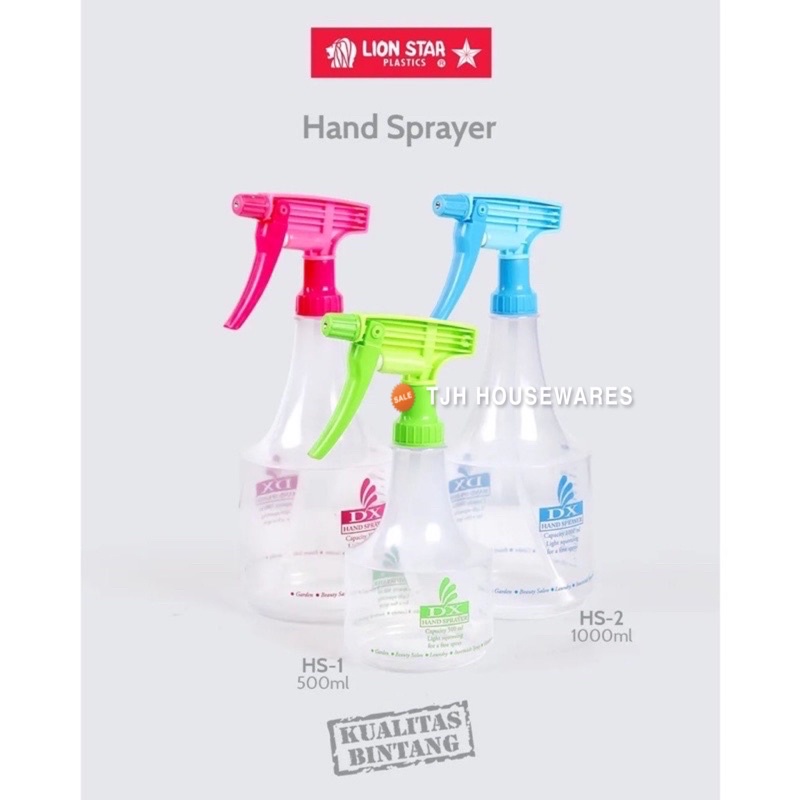 Lion Star Hand Sprayer Multipurpose Thick Plastic Water Spray Sprayer ...