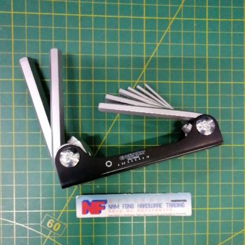 PROMOTION #🇹🇼台湾 Heavy duty foldable type hex key set (made in taiwan ...
