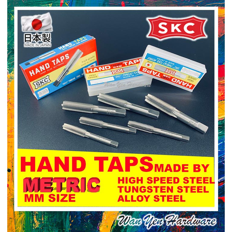 100% Original Made in Japan 🇯🇵 M2 ~ M16 SKC Hand Tap 3pcs Set Metric (MM Size) | Shopee Malaysia