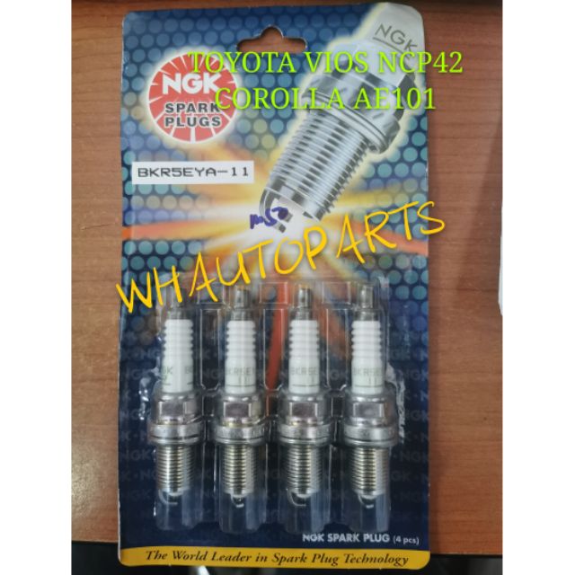 SPARK PLUG (NGK) ORIGINAL TOYOTA VIOS OLD NCP42,COROLLA AE101 (1SET ...