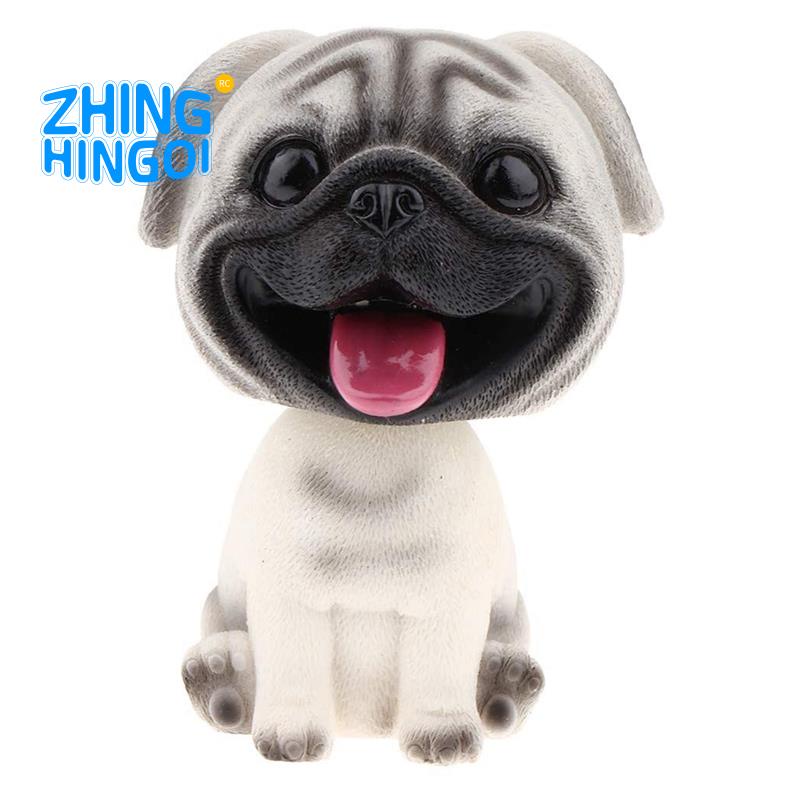 Resin Cute Bobble Head Dog Bobbing Head Puppy Figurine Toy Home Home ...