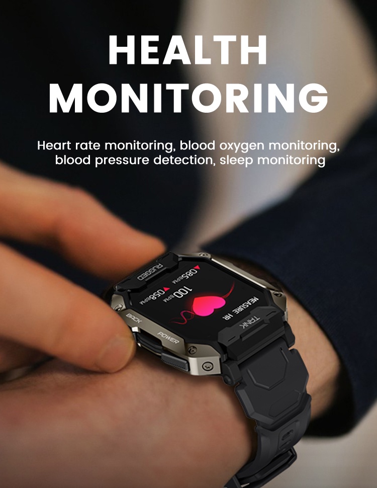 KOSPET TANK M1 PRO Smart Watch Men Rugged Outdoor Sport Fitness Tracker ...