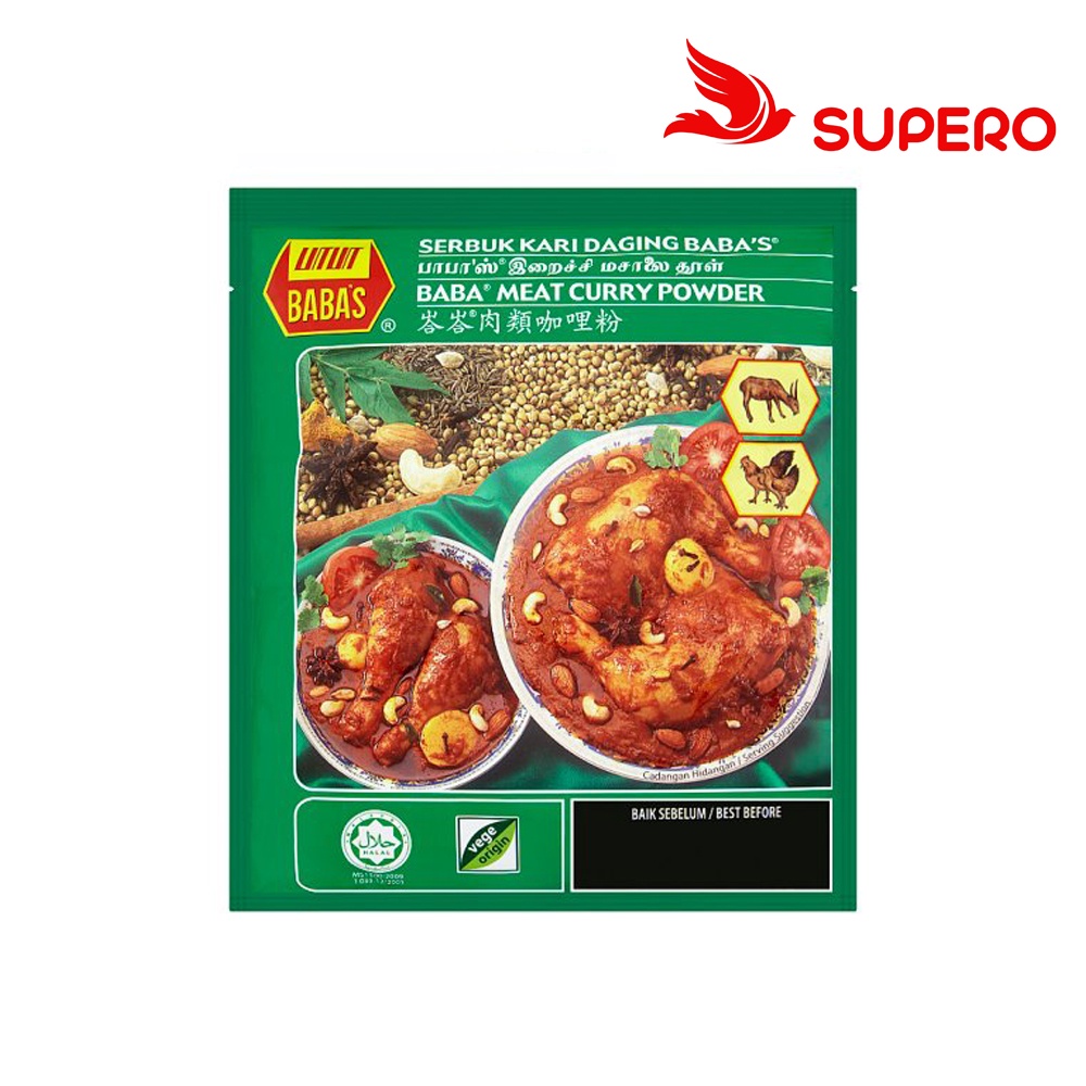 BABA'S MEAT CURRY POWDER 250G | Shopee Malaysia