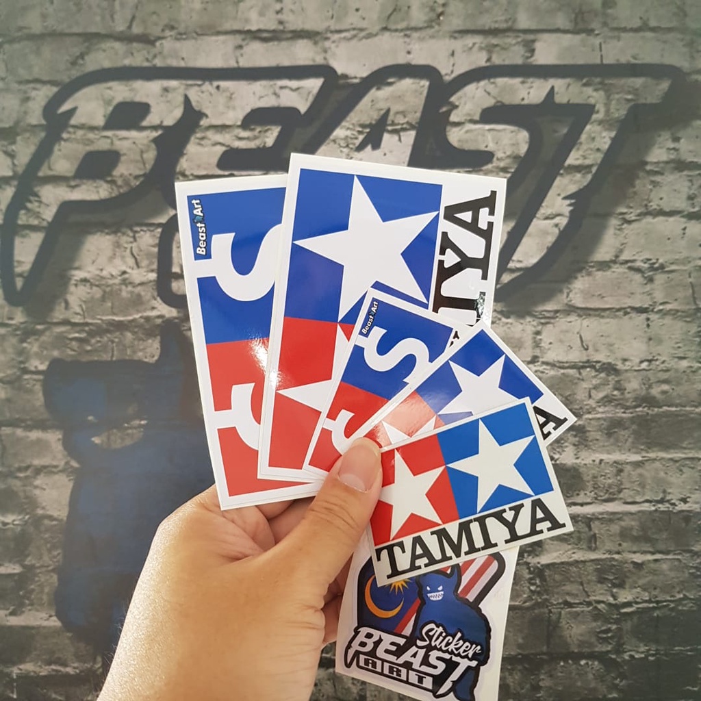 TAMIYA / STICKER TAMIYA / TAMIYA REFLECITVE / STICKER BEAST ART ...