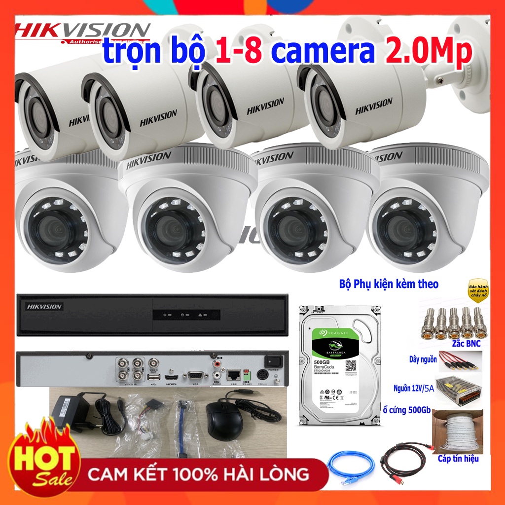 Hikvision 2.0Mb surveillance Camera set with full installation ...