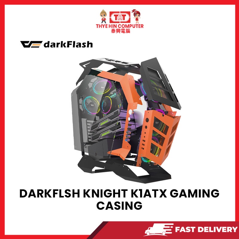 DARKFLASH KNIGHT K1 ATX GAMING CASING | Shopee Malaysia