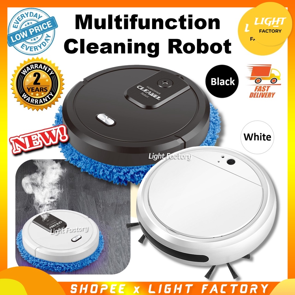 3 IN 1 Smart Robot Vacuum Cleaner Rotary Mopping Machine Humidifying ...