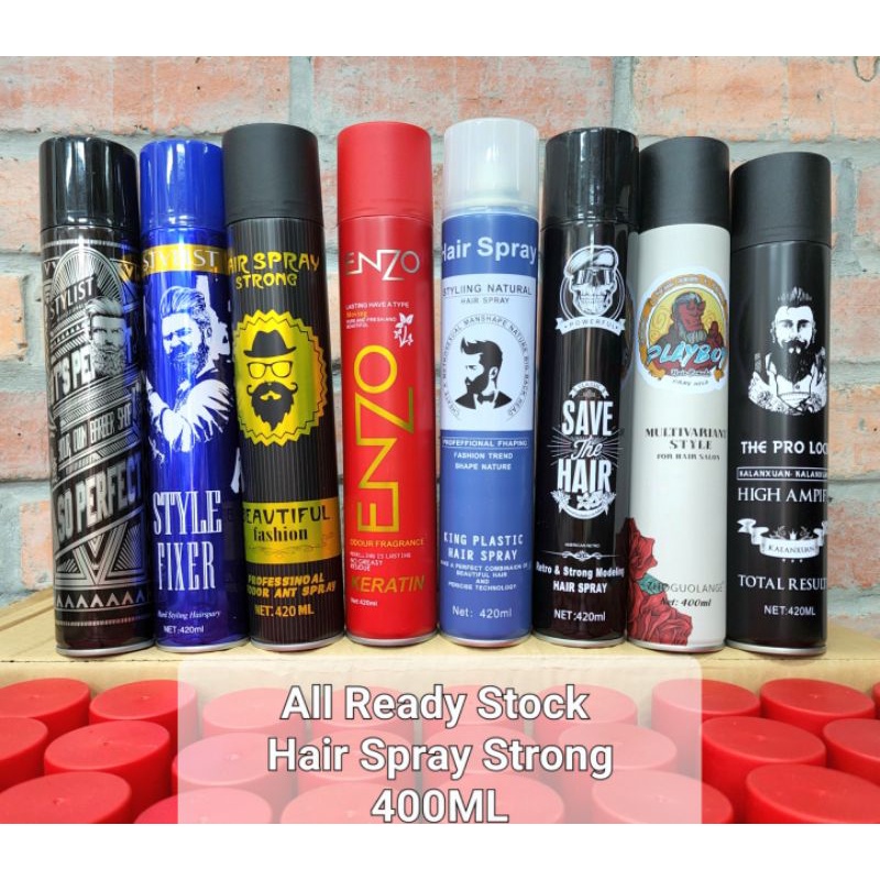 Hair Spray Styling SPRAY RAMBUT LELAKI Extra Hold Hair Spray Stylish ...