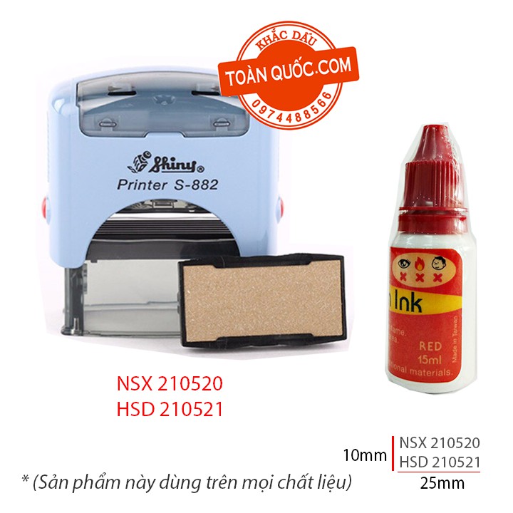 Production date and expiry date stamp (fullbox) | Shopee Malaysia