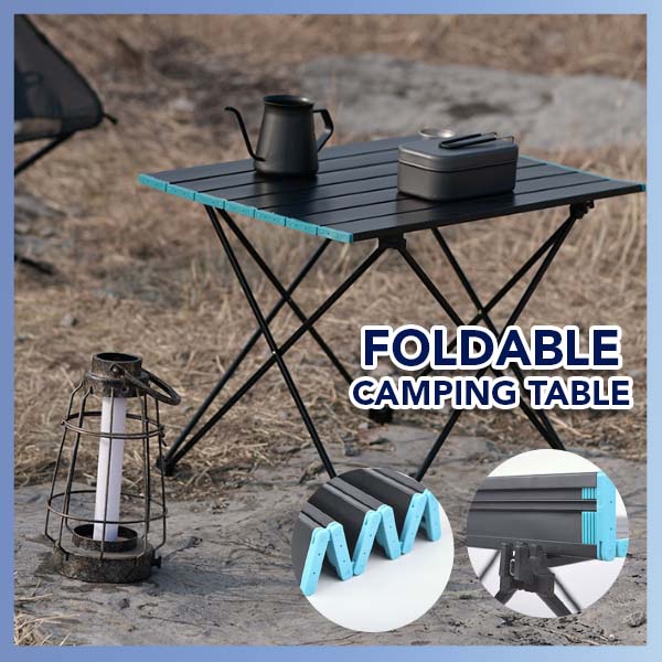 Foldable Camping Table Light Weight Aluminum Folding Tables Barbecue ...