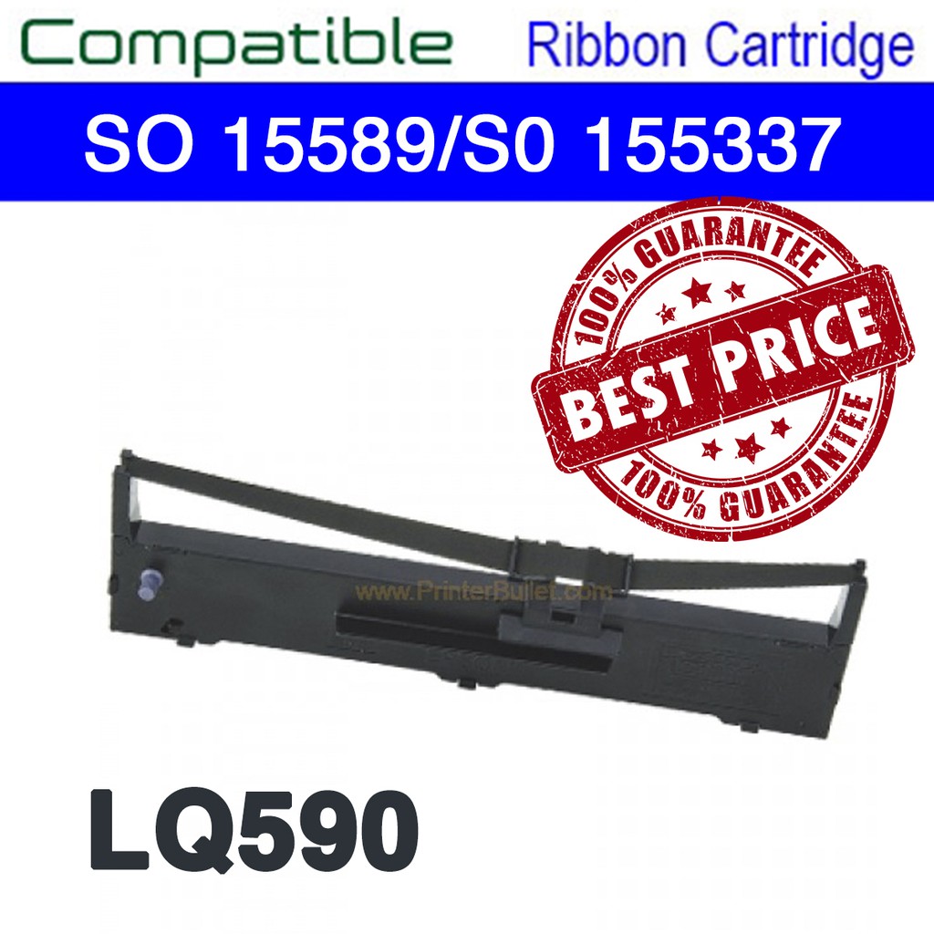 Epson Ribbon LQ590 EPS SO15589 LQ 590 Ribbon Cartridge SO 15589 ...