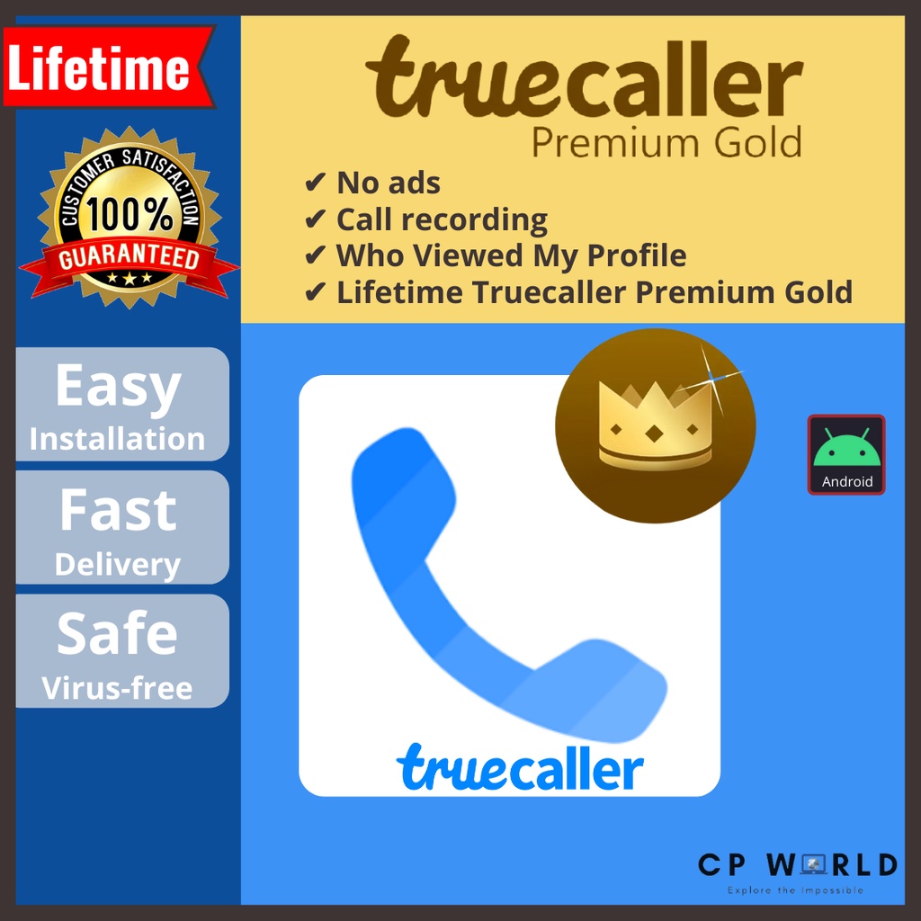 [𝗟𝗜𝗙𝗘𝗧𝗜𝗠𝗘] Truecaller Premium Gold | No ads | Call recording | latest ...
