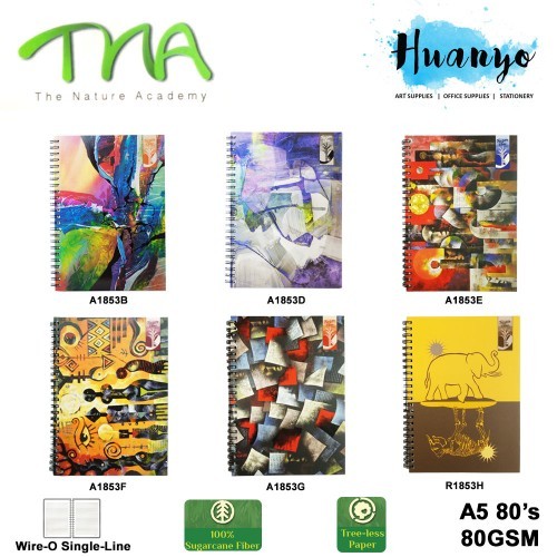 TNA Single Line Sugar Cane Paper A5 Notebook - 80GSM/80's | Shopee Malaysia