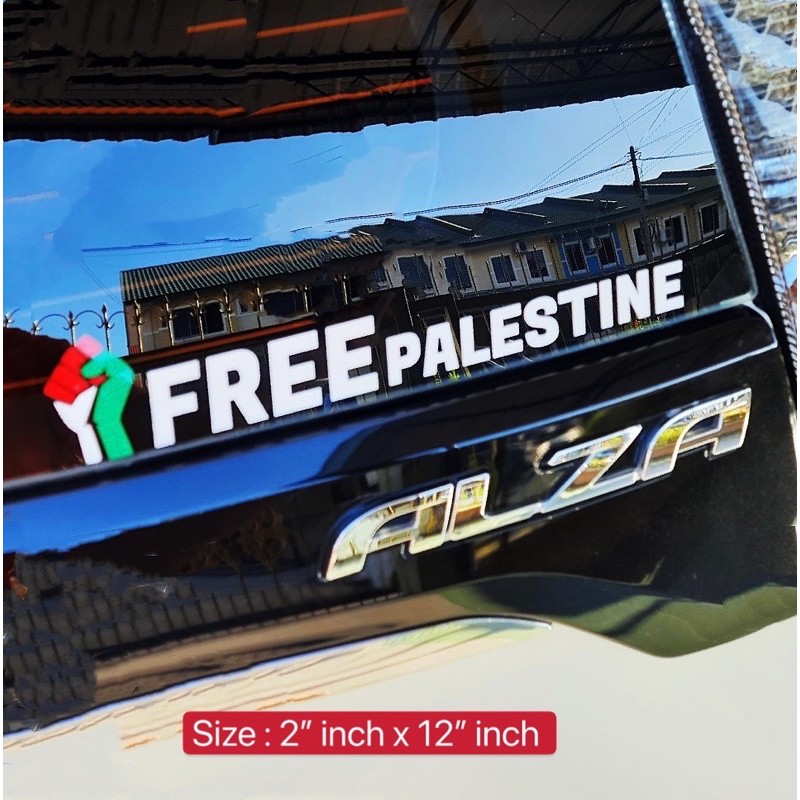 ( Ready Stock ) S724# FREE PALESTINE Car Sticker | Shopee Malaysia