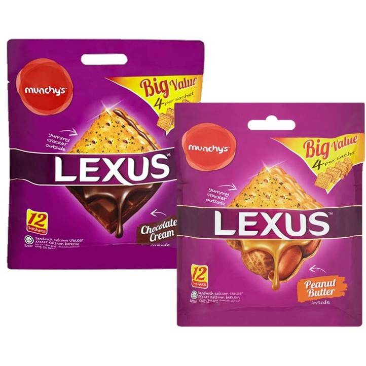 Munchy's Lexus Sandwich - Peanut Butter/Chocolate (418g) | Shopee Malaysia