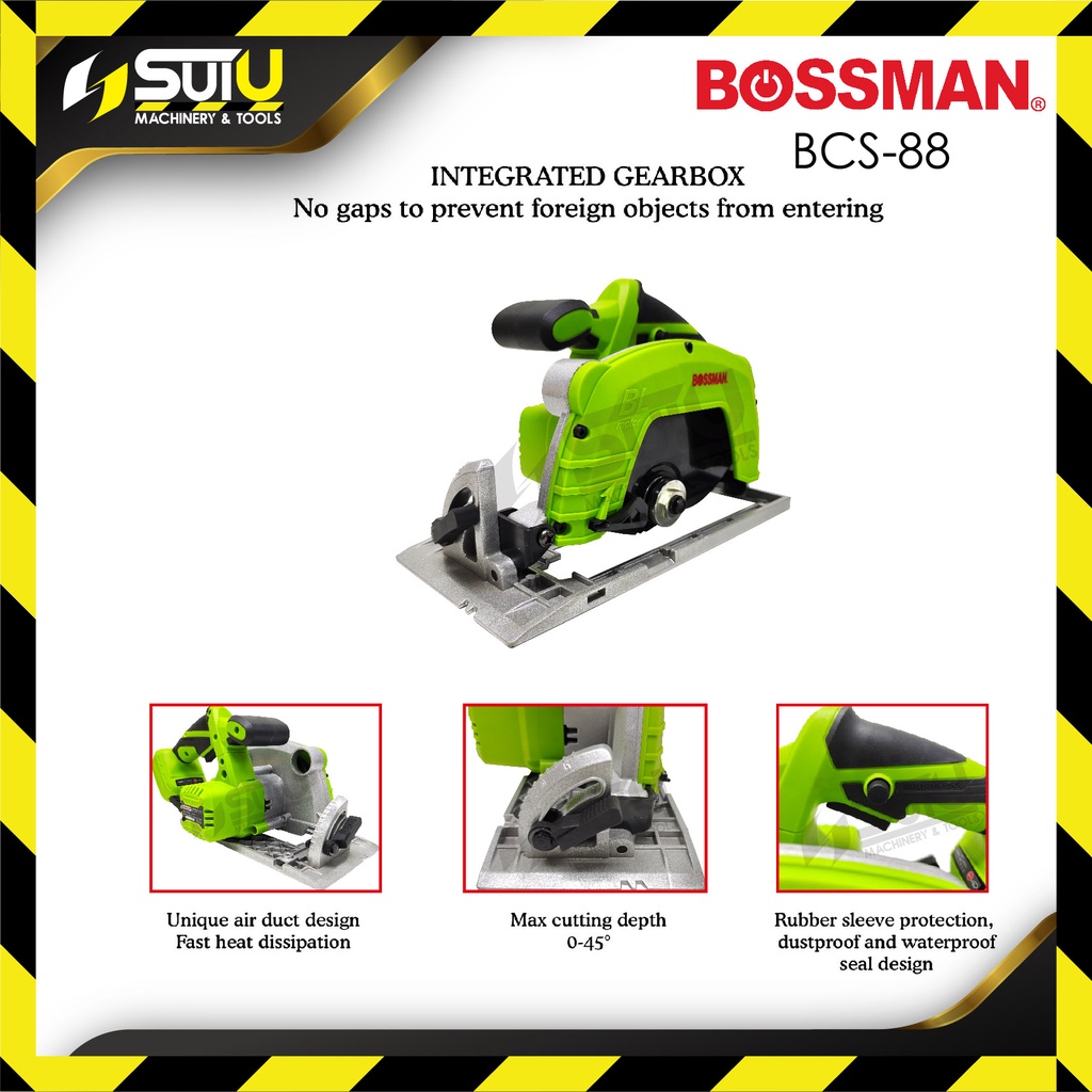 BOSSMAN ECO-SERIES BCS-88 / BCS88 20V 7" Cordless Circular Saw 3500RPM ...