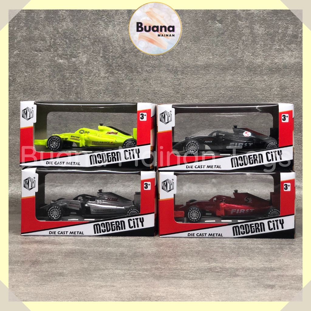 Diecast MODERN CITY F1 RACE CAR Children's Toys COWO MOBILAN Racing ...