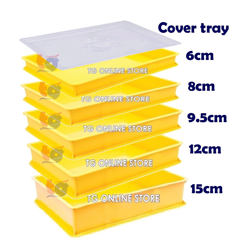Plastic Cake Tray / Bread Tray / Bakery Tray / Food Tray / Yellow Tray ...