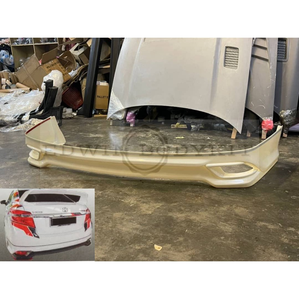 Toyota Vios NCP150 G-X Rear Skirt ABS Bodykit Belakang Skirting ABS ...