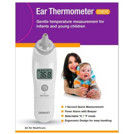 [ORIGINAL OMRON MALAYSIA] OMRON EAR THERMOMETER TH839S | Shopee Malaysia