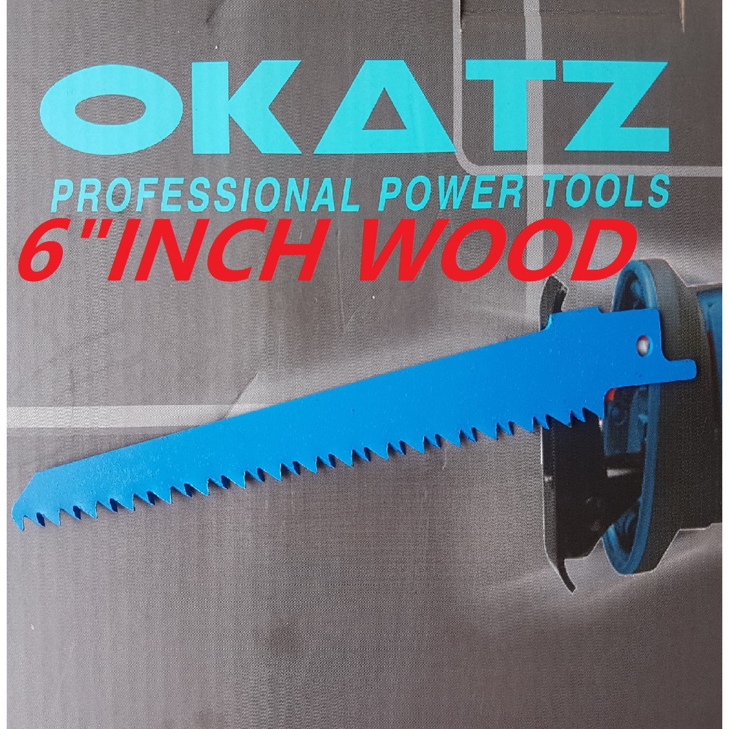 6" inch reciprocating saw blade plate steel saber wood cut off angle ...