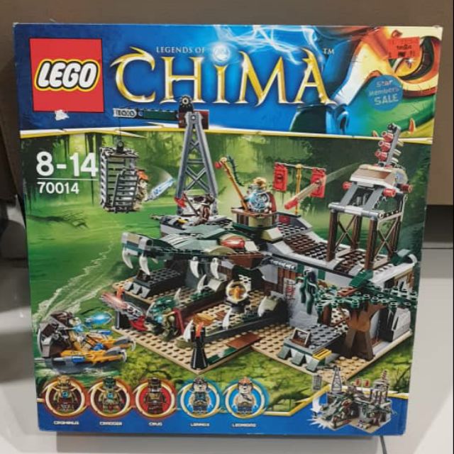 LEGO 70014 CHIMA The Croc Swamp Hideout (NEW) | Shopee Malaysia