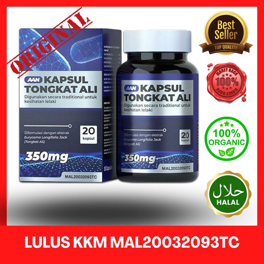 Ubat Kuat Untuk Lelaki Aan Kapsul Tongkat Ali Original Lulus KKM Ubat Tahan Lama Ubat Mati Pucuk ...