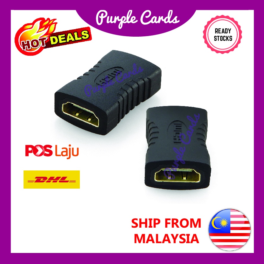 HDMI Connector / HDMI Straight Extender / HDMI Female to Female ...