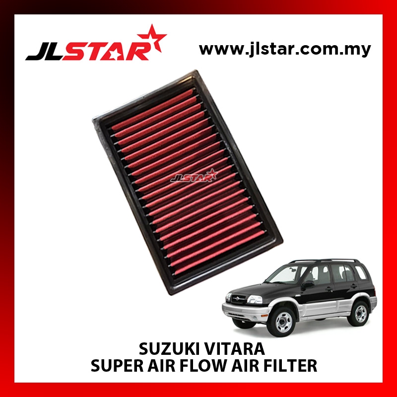 SUZUKI VITARA SUPER AIR FLOW AIR FILTER REUSABLE LAST FROM 50,000 KM ...