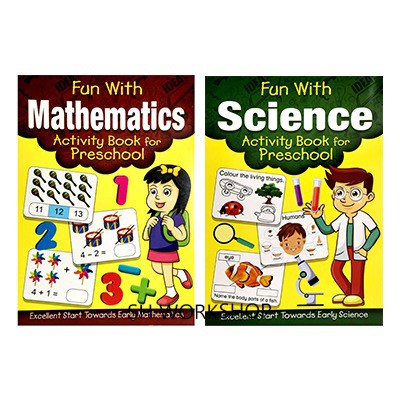 FUN WITH MATHEMATICS/SCIENCE ACTIVITY BOOK FOR PRESCHOOL AGE 4-6 ...