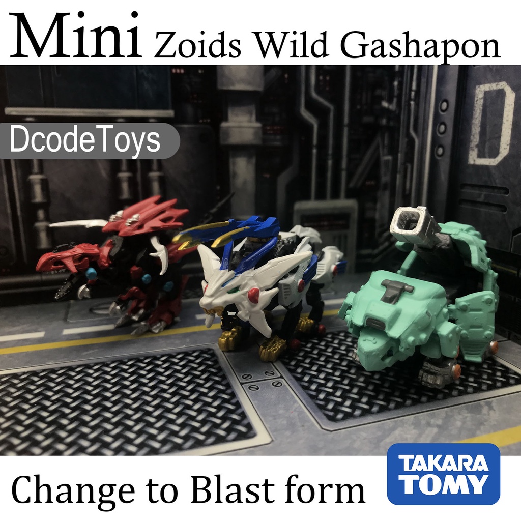 Zoids Wild Gashapon Wild Blast Mini Collection Takara Tomy Liger ARTS ...