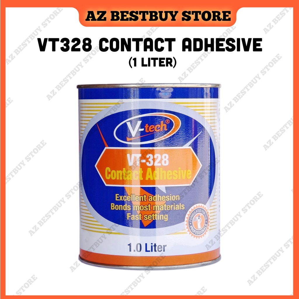 V-Tech VT-328 1 Liter Contact Adhesive Formica Glue Table Laminate Glue ...