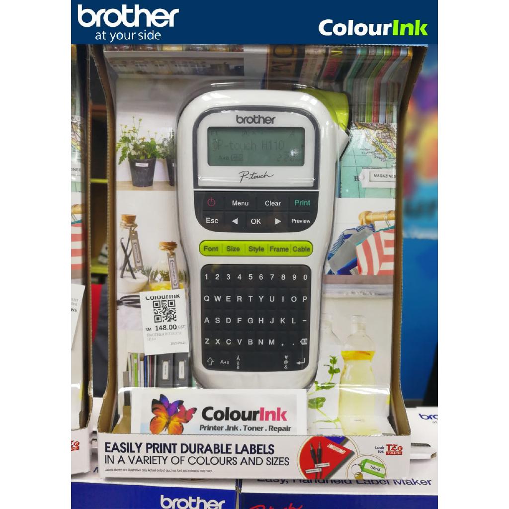 Brother P-Touch PT-H110 Portable Handheld Label Maker Printer ...