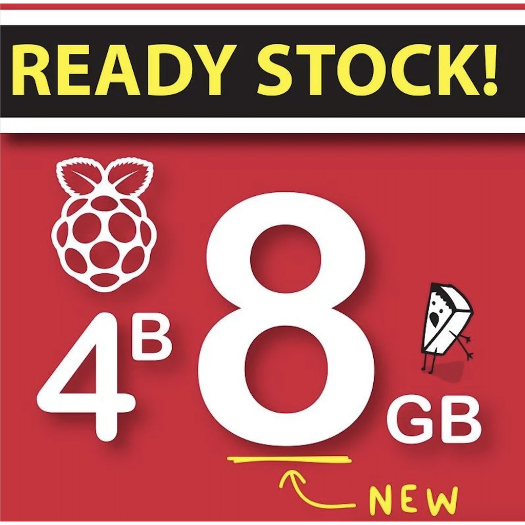 Raspberry Pi 4 - Model B - 8GB RAM | Shopee Malaysia