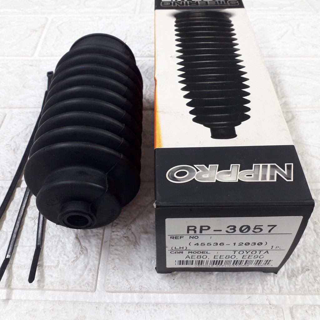 (1PCS NIPPRO RP-3057) STEERING RACK BOOT (LEFT KIRI) FOR TOYOTA COROLLA ...