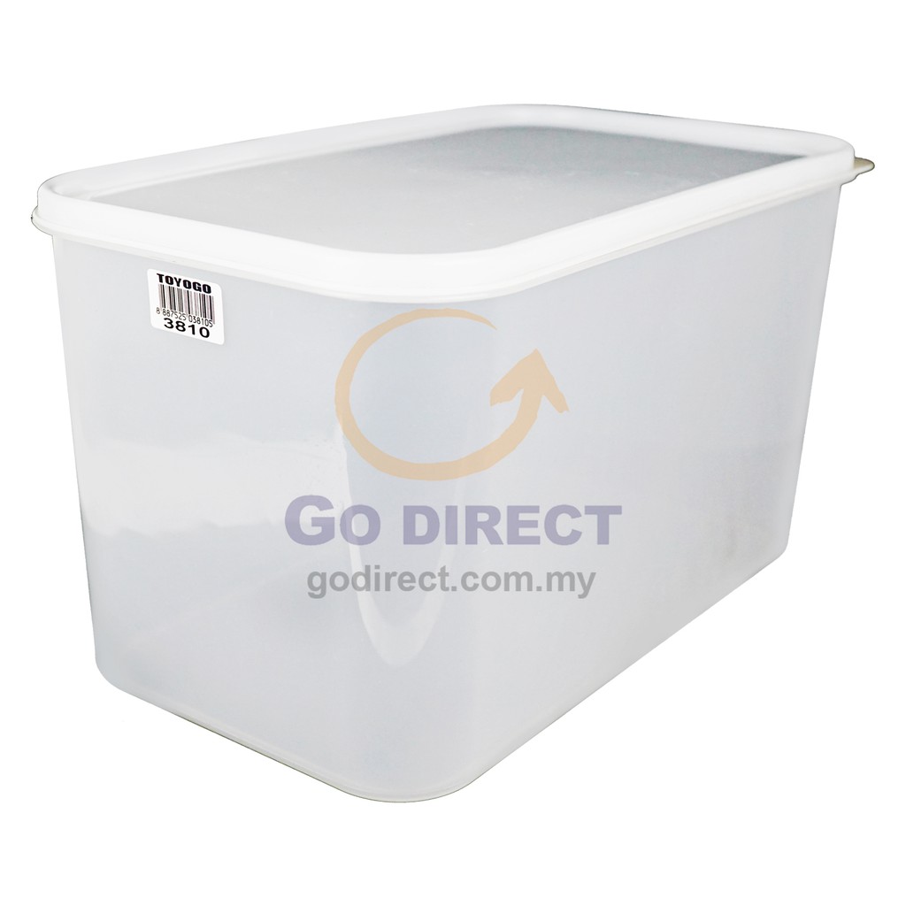 TOYOGO Microwave Freezer Food Container with Lid - Translucent 3810 [2 ...