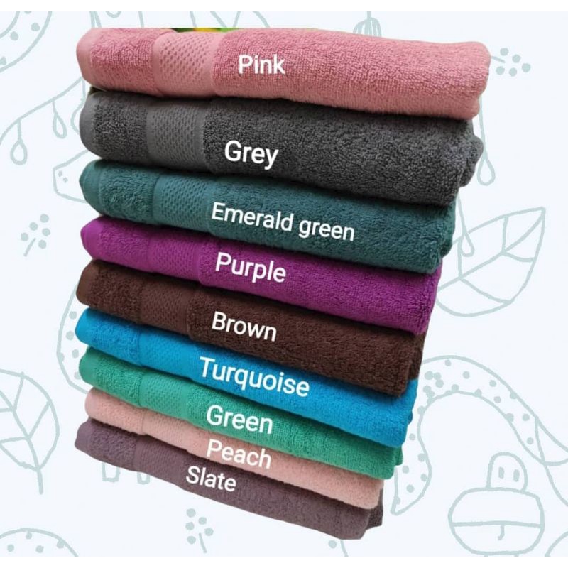 🇲🇾🔥HOT SELLING🔥Tuala Premium 30*54inci & 30*52inci(500gram).💯Cotton ...