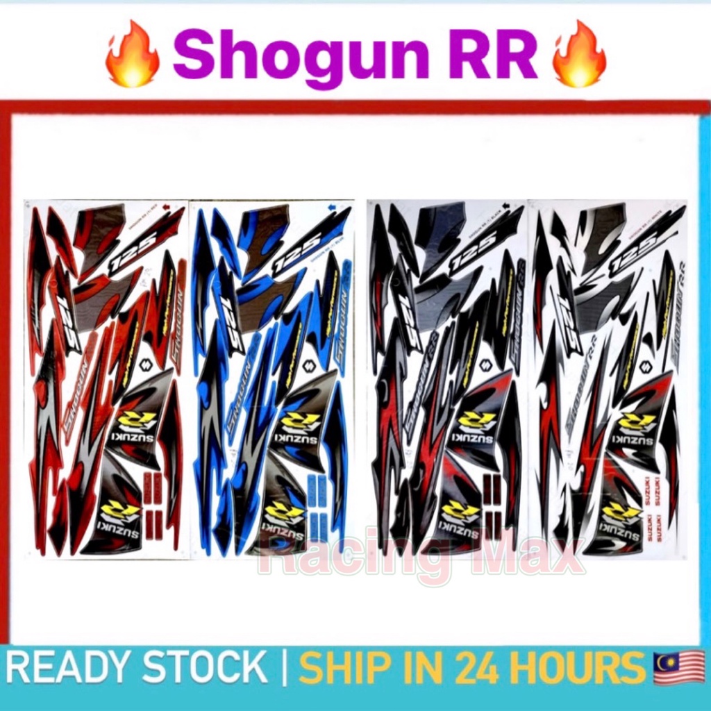 Shogun RR Suzuki Shogun-RR 125RR Body Sticker Stripe / Strike* - (1 ...