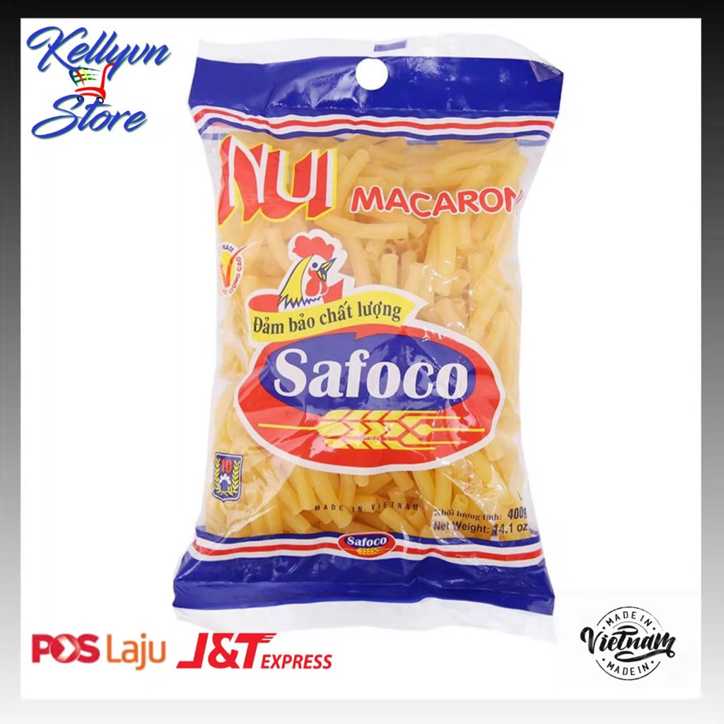 Safoco Nui Macaroni 400gr/Nui Dai Safoco/ 越南通心粉 [400g] | Shopee Malaysia