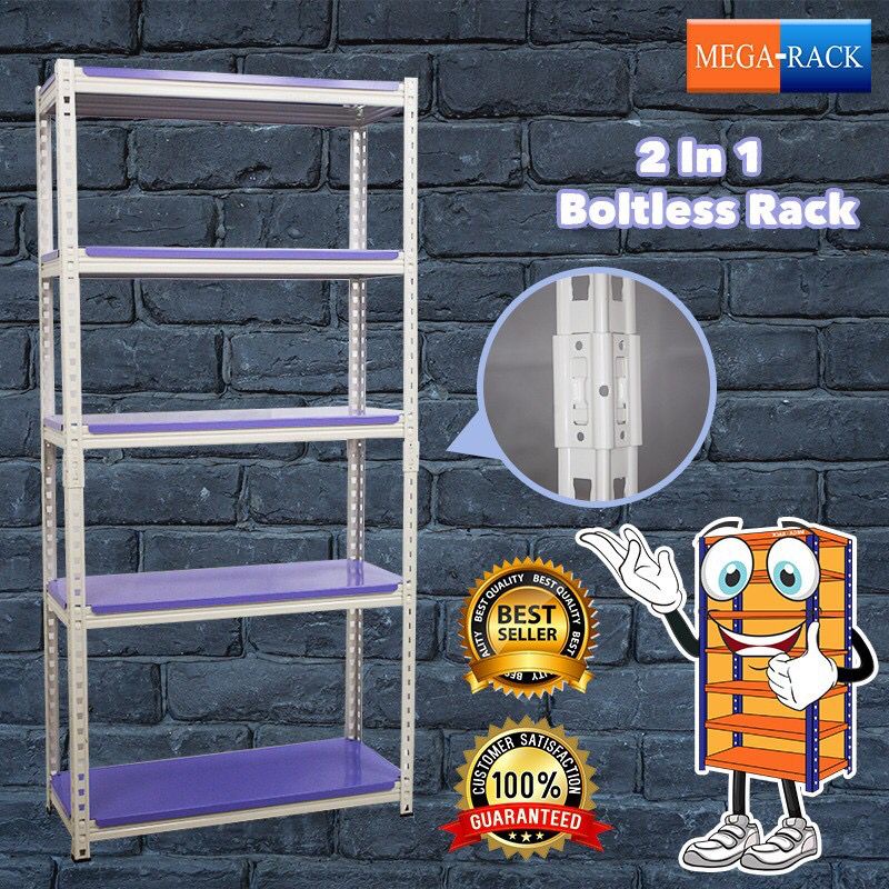 💥 2 in 1💥 FULL METAL COLOR RACK, Rak Besi 4 tingkat METAL PLAT, STEEL ...