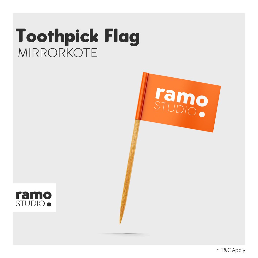 Toothpick Flag Customized Design Printing (Birthday \ Restaurant \ Any ...