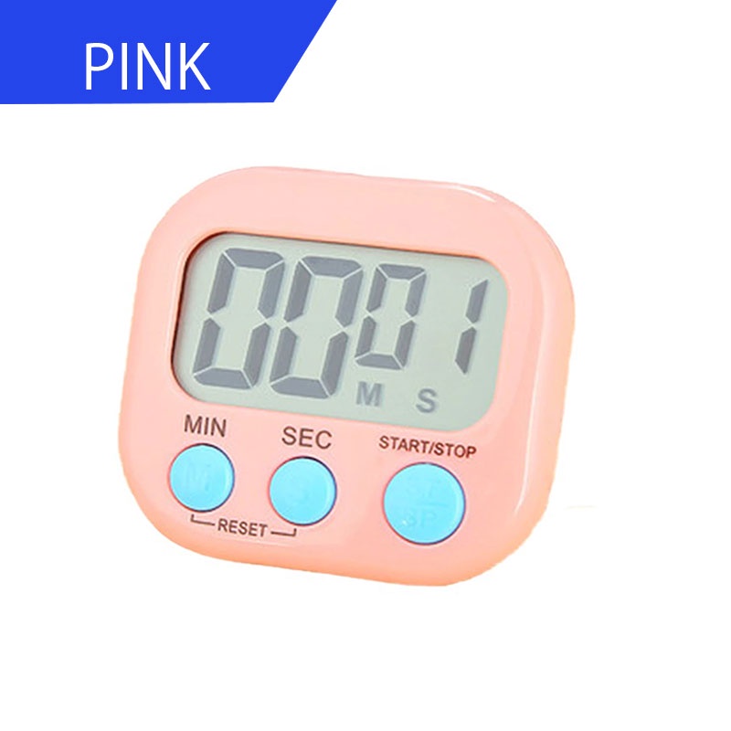 𝗖𝗢𝗨𝗡𝗧 𝗨𝗣 ⬆ 𝗗𝗢𝗪𝗡 ⬇ 》Magnetic LCD Digital Kitchen Cooking Timer Alarm ...